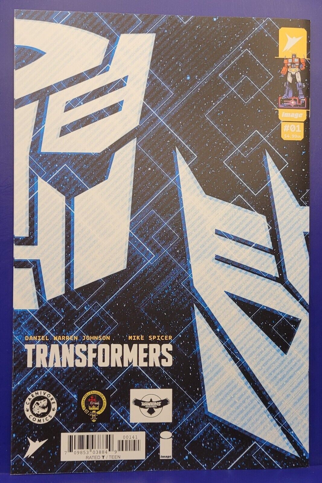 TRANSFORMERS #1 - RYAN BARRY EXCLUSIVE - VIRGIN FOIL - 1st Print ...