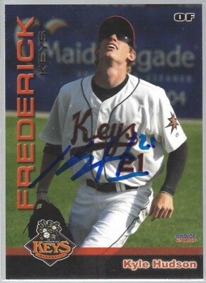 2010 Choice Frederick Keys Kyle Hudson #09 IP autograph signed card | eBay