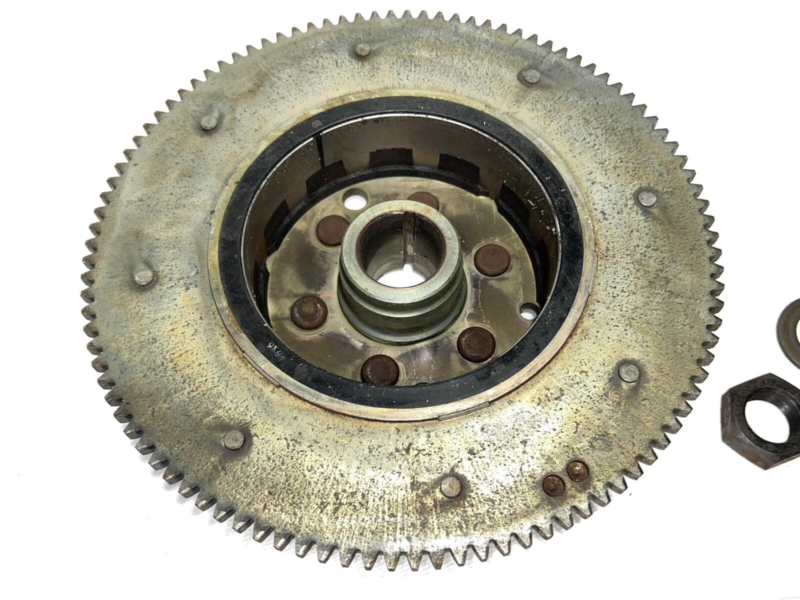 280-804261T Magneto Flywheel Assembly Mercury Outboard 75hp 90hp ELPT 4 ...