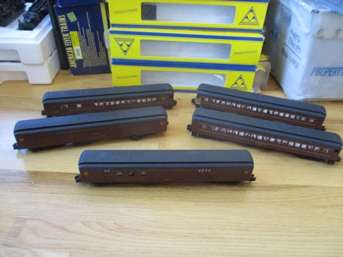 Amer Models 5x PRR Heavyweight passenger set (3/15/24) Hirail | eBay