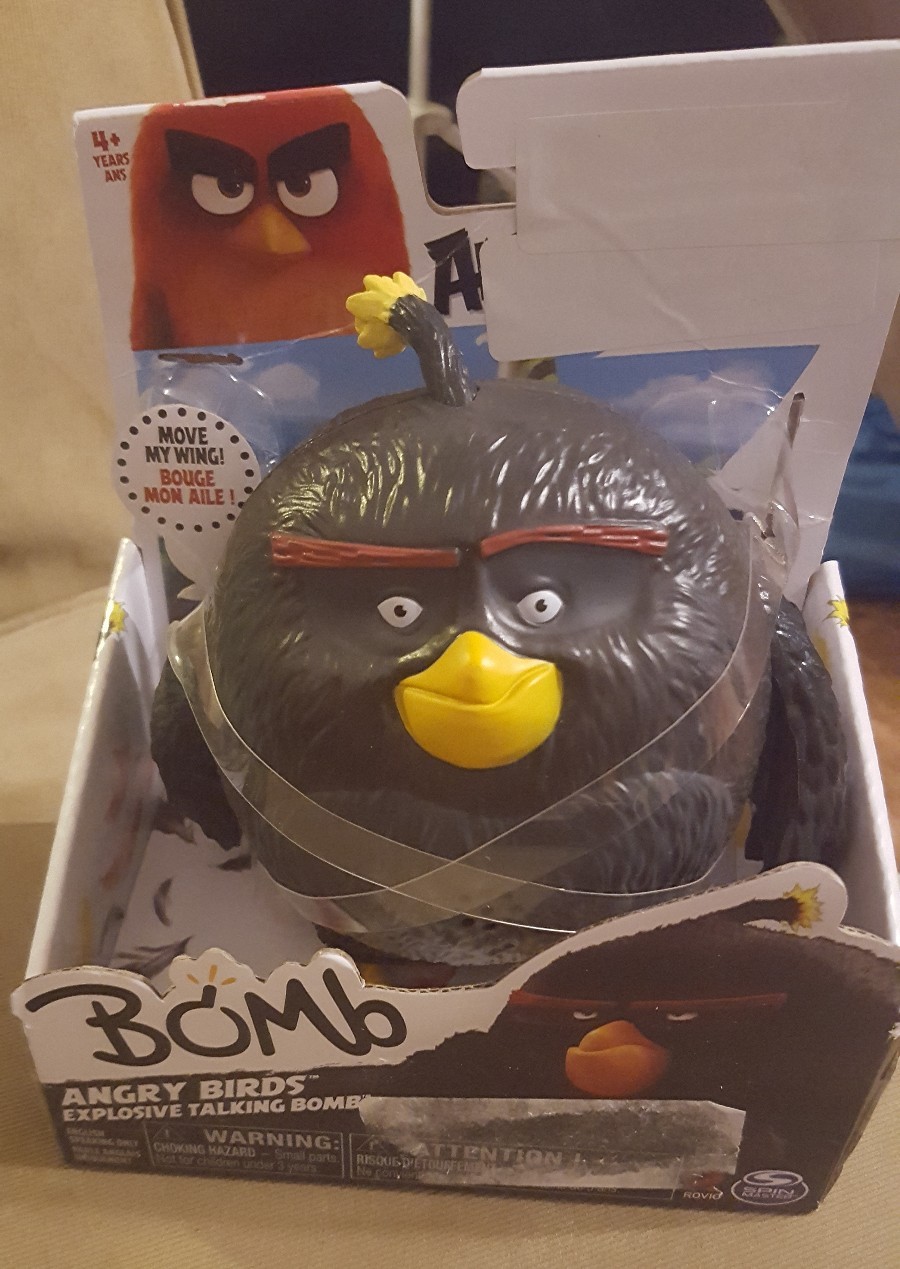 Angry Birds lot of 3. Bomb, Chuck, and The Pig. All have batteries ...