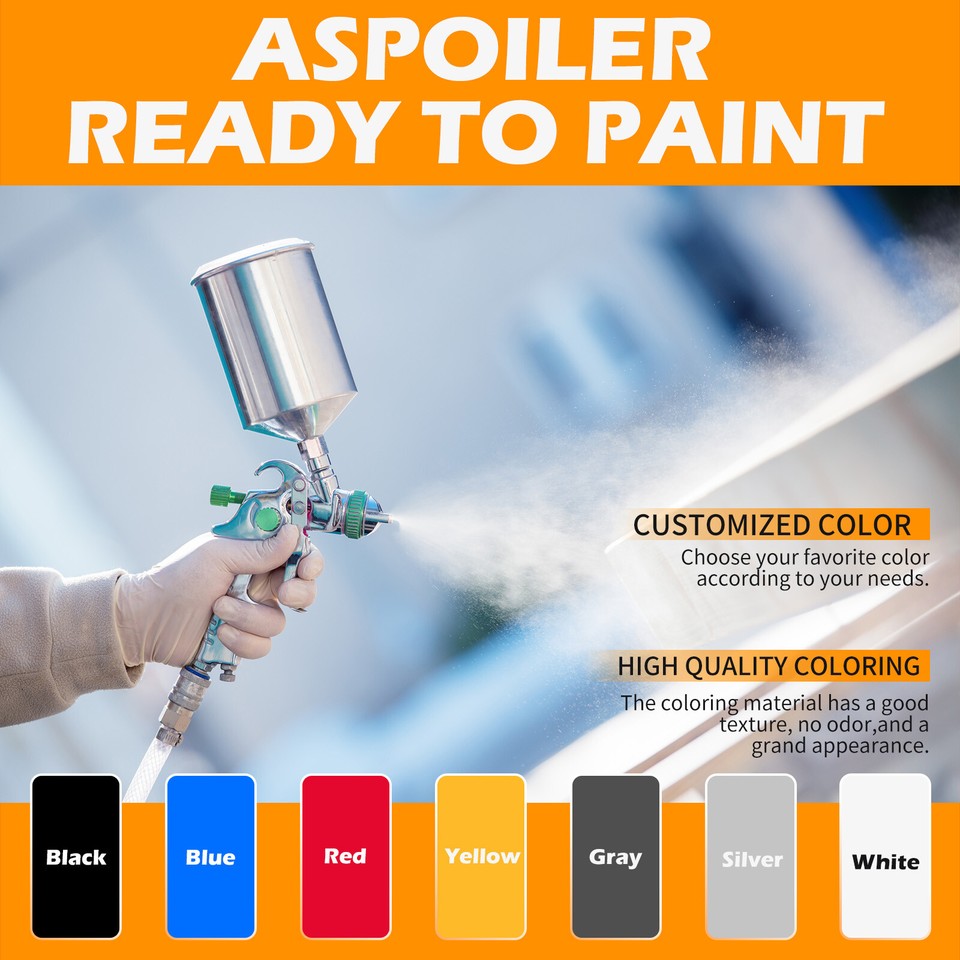 For Infiniti FX35 FX45 2003-2008 Rear Window Roof Spoiler Trunk Wing ...