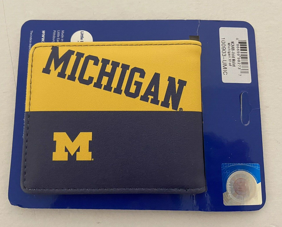 Michigan Wolverines NCAA Bi-Fold Little Earth Wallet | eBay