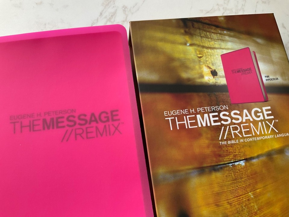 Message Remix Bible 2006 Bright Pink | eBay