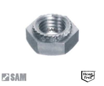 Sechskant Setzmuttern / Einpressmuttern Edelstahl M2 bis M10 - insert ...