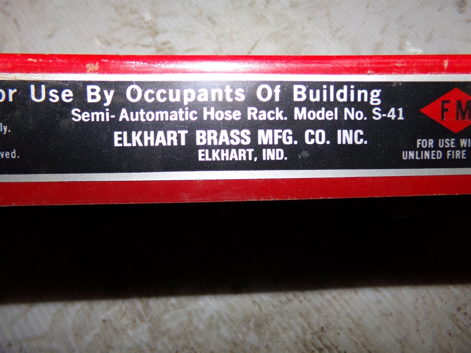 Elkhart Brass 937L Fire Hose Rack Bracket Holder *FREE SHIPPING* | eBay