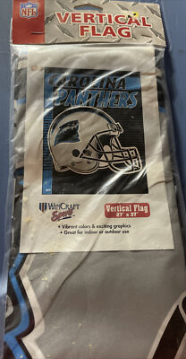 Carolina Panthers VERTICAL FLAG BRAND NEW Vintage 2003 | eBay