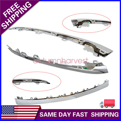 Fits For Mercedes W222 S450/560 2018-20 Front Bumper Center LH+RH ...