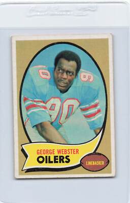 1970 Topps #120 George Webster Oilers VG/EX *DA-B1628 | eBay