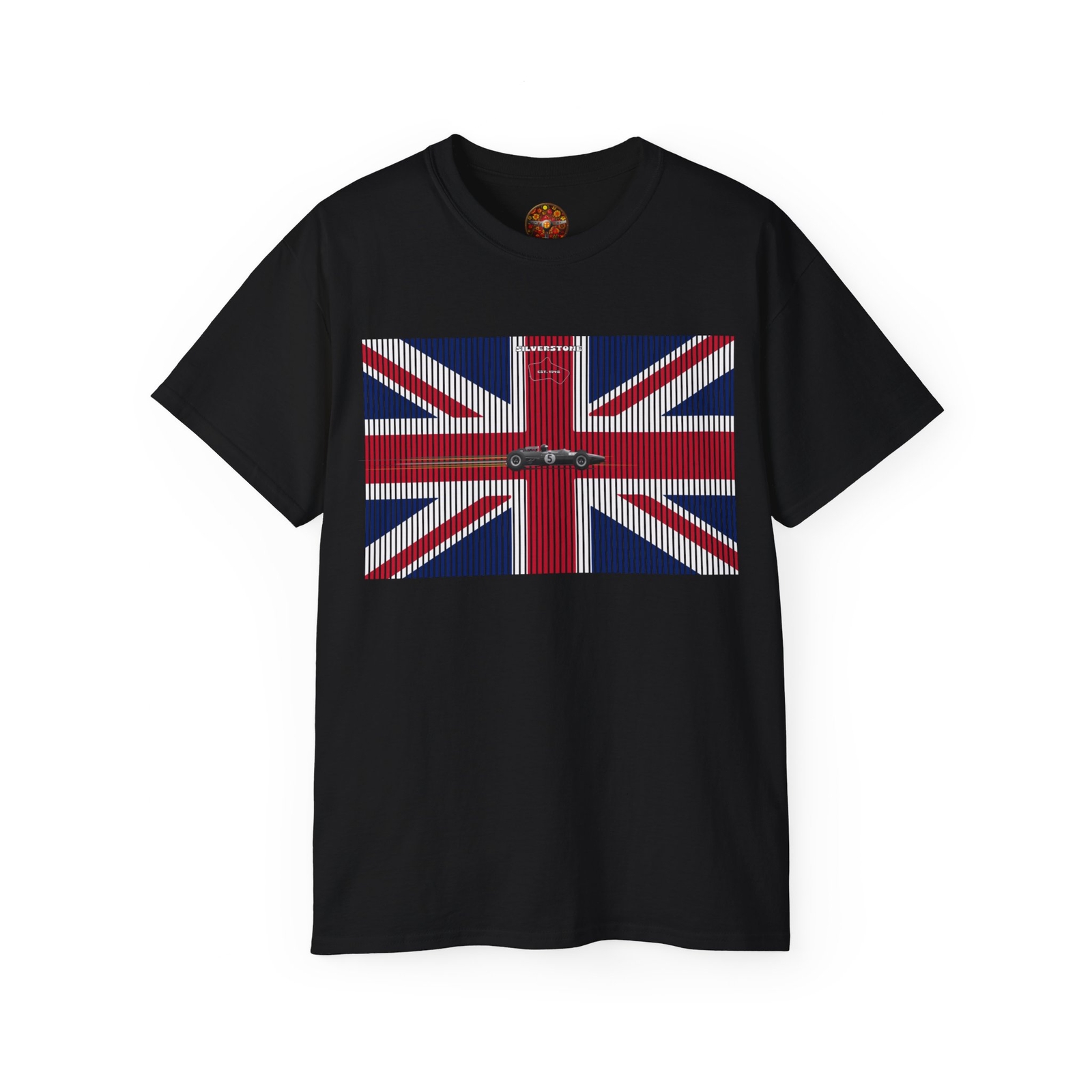 Silverstone Race Track F1 Shirt Formula 1 Jim Clark Lotus Ford Car Tee ...