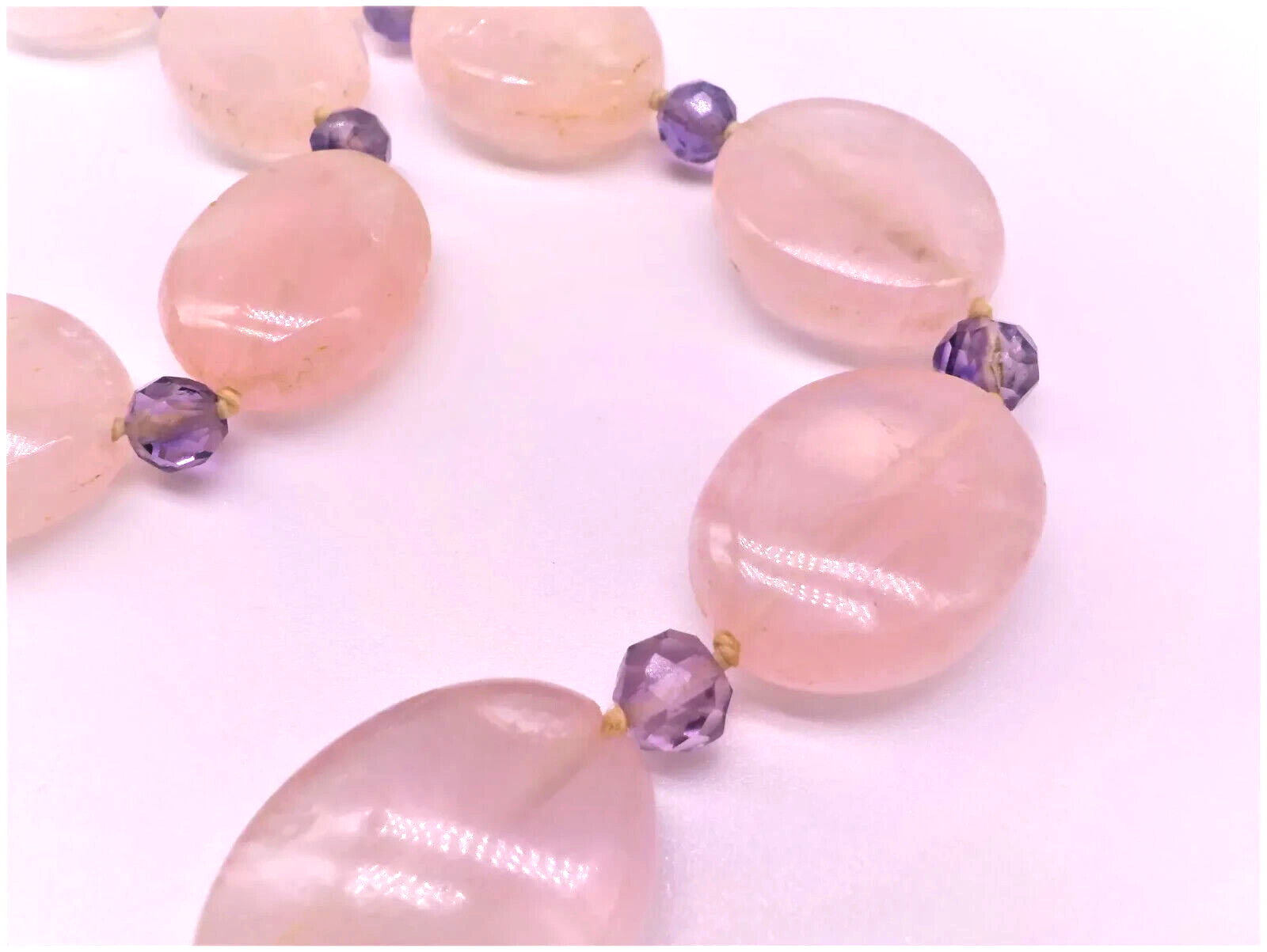 Vintage German Art Deco Style Rose Quartz Amethyst Marcasite Sterling ...