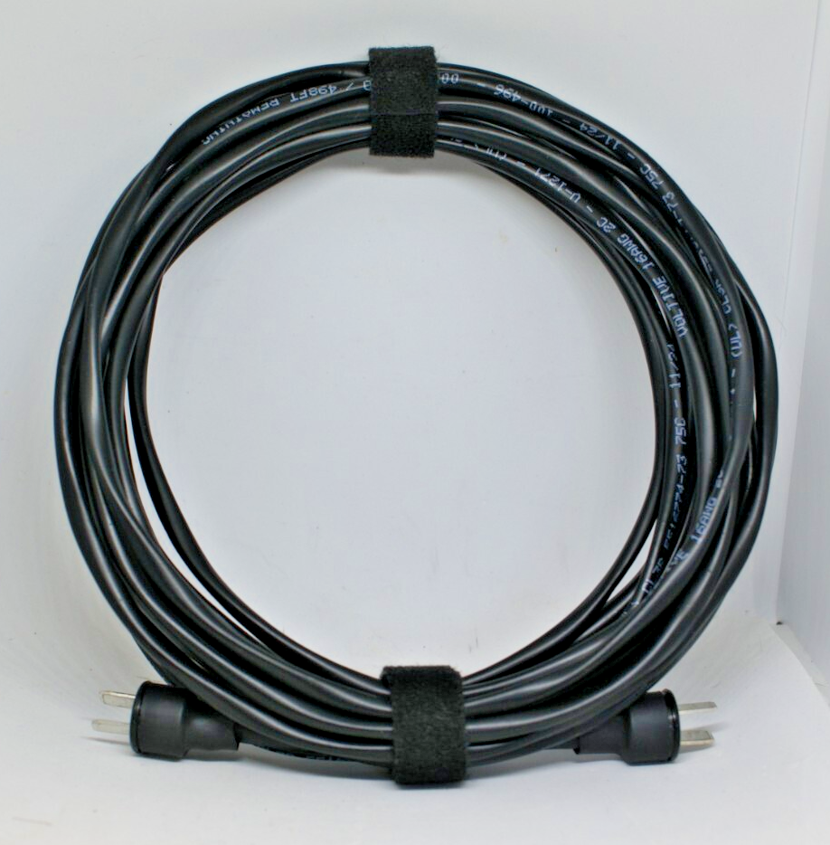 Interconnect Cable Polk Audio SDA Series w/ 2 flat pins 20ft Black 16ga ...