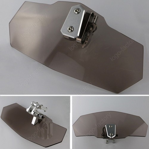 Smoke Clip On Windshield Extension Spoiler Wind Deflector Fit for ...