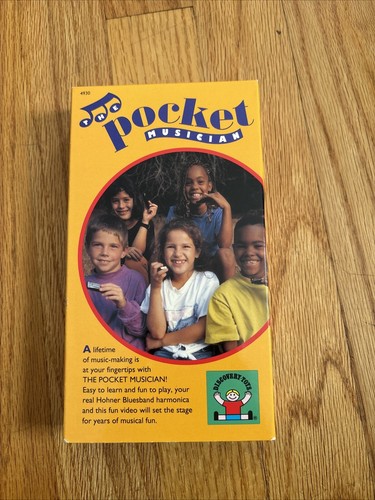 Pocket Musician Harmonica Instruction VHS David Harp Hohner Bluesband ...