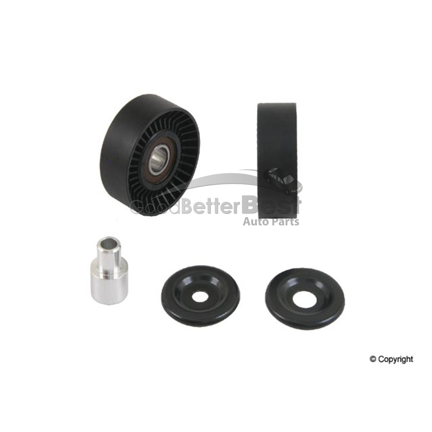 One New OE Supplier Drive Belt Idler Pulley Upper 99710211800 for ...