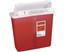 Sharps Container 5 Qt RED Sharpstar In-Room Mailbox/Counterbalance Lid ...