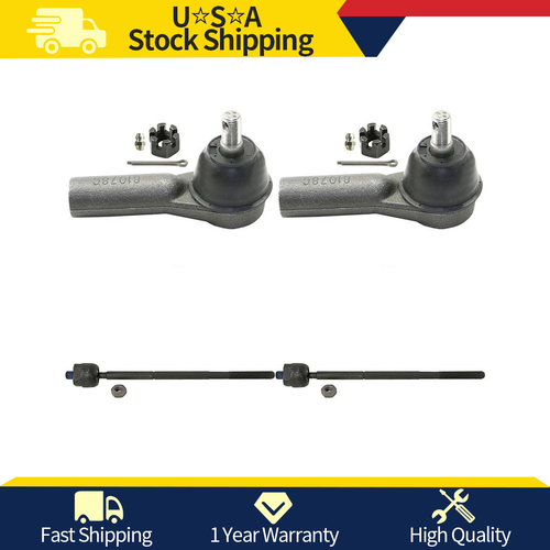 4PC Inner Outer Tie Rod End Rods Ends For 2009 2010 2011 2012 Ford ...