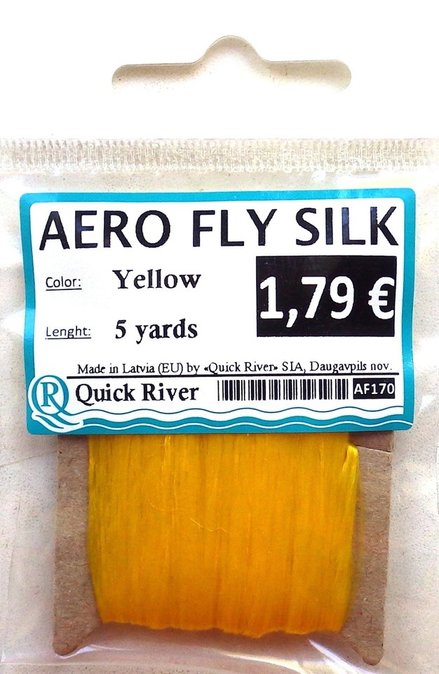 8x AERO FLY SILK POLYPROPYLENE FINE YARN SET fly tying materials Set of ...
