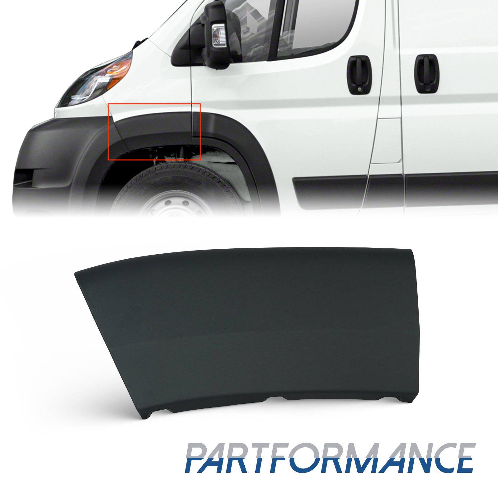 For 2019-2022 Ram Promaster Fender Flare Molding Trim Left Side 1500 ...