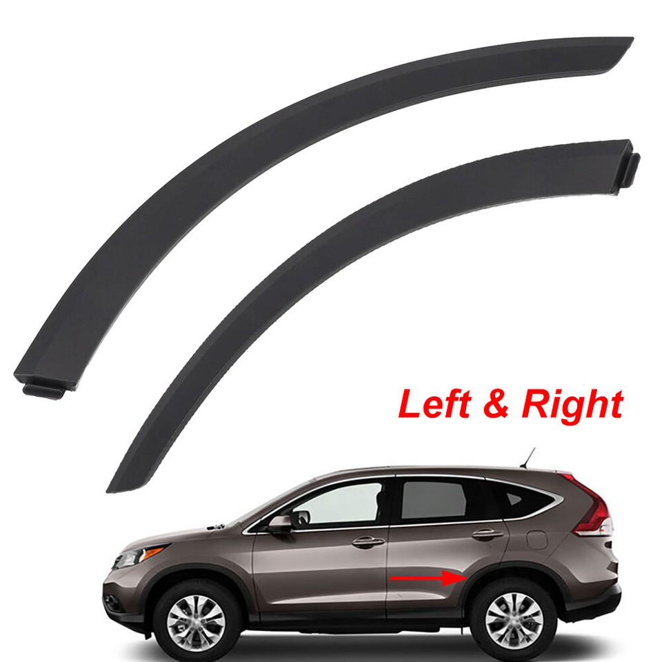 1 Pair Rear Door Edge Molding Trims Fit For Honda CR-V 2012-2016 75390 ...