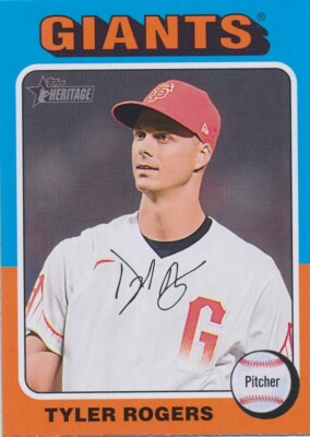 #485 TYLER ROGERS 2024 Topps Heritage Baseball SAN FRANCISCO GIANTS | eBay
