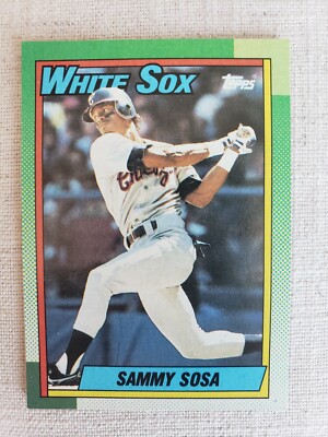 1990 Topps MLB Sammy Sosa #692 Rookie Card RC Chicago White Sox ...