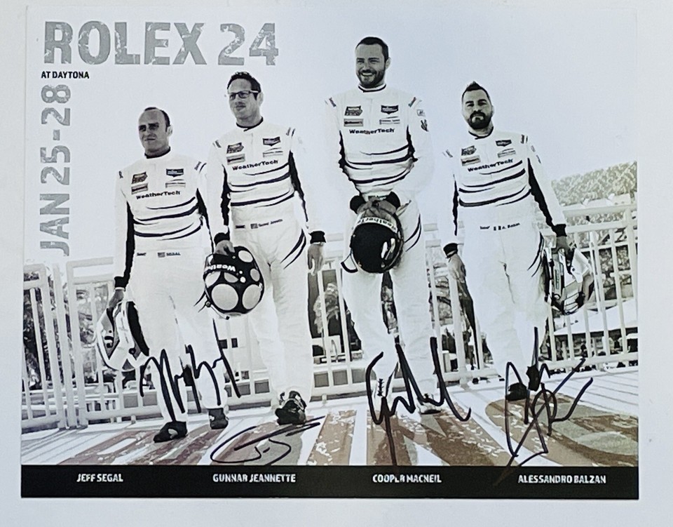 2018 Signed #63 Ferrari WeatherTech GTD IMSA Hero Card Rolex 24 ...