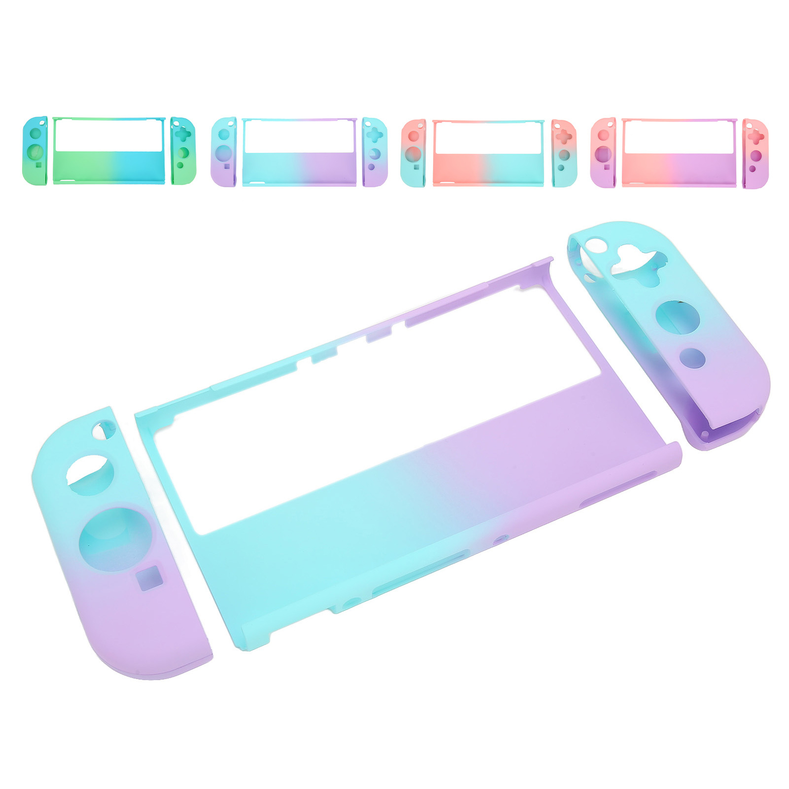 Game Console Cover Case Gradient Ergonomic Grip Game Console Silicone ...