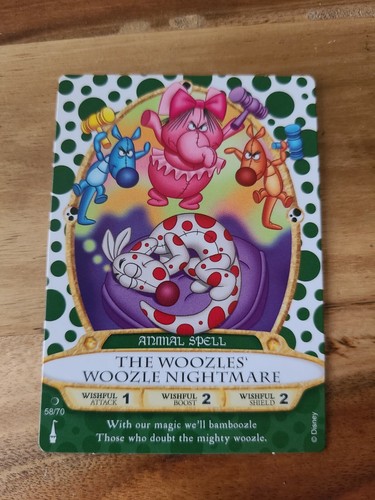 Sorcerers of the Magic Kingdom SOTMK Card 58/70 The Woozles' Woozle ...