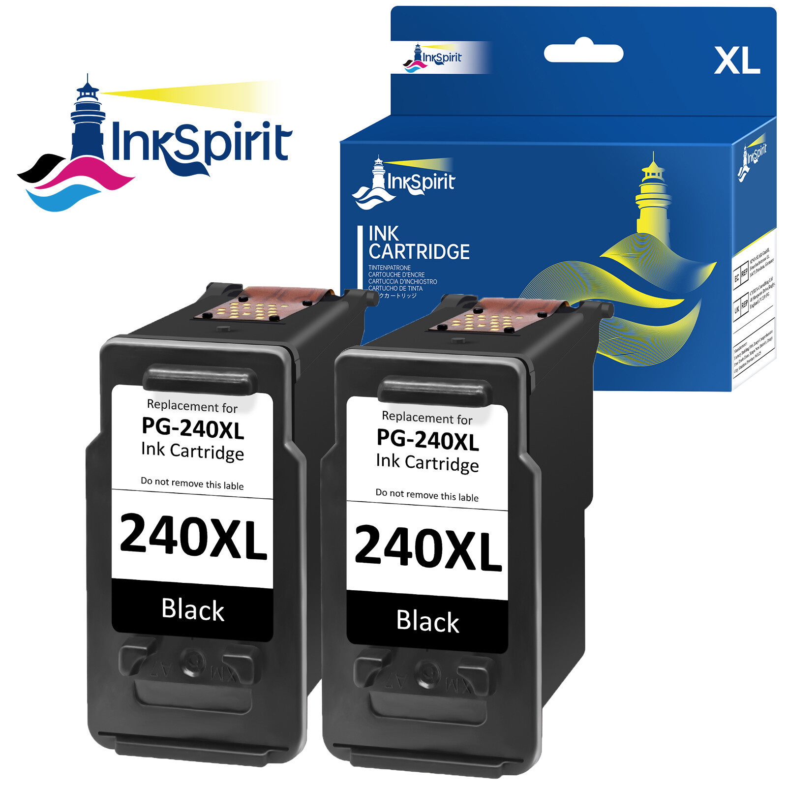 PG-240XL CL-241XL Black Color Ink Cartridges for Canon Pixma MG3620 ...