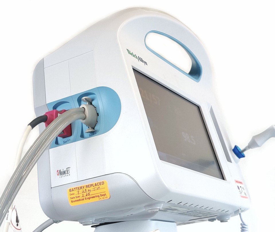 Welch Allyn Connex Vital Sign Monitor 6000 65MTXX WIFI, Battery and ...