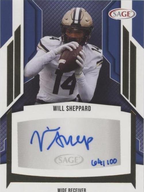 2024 SAGE HIT Low Series - Autographs Will Sheppard #A-WS Gold /100 (AU ...