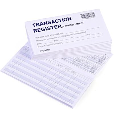 12PCS Larger Lines Check registers for Personal Checkbook | eBay