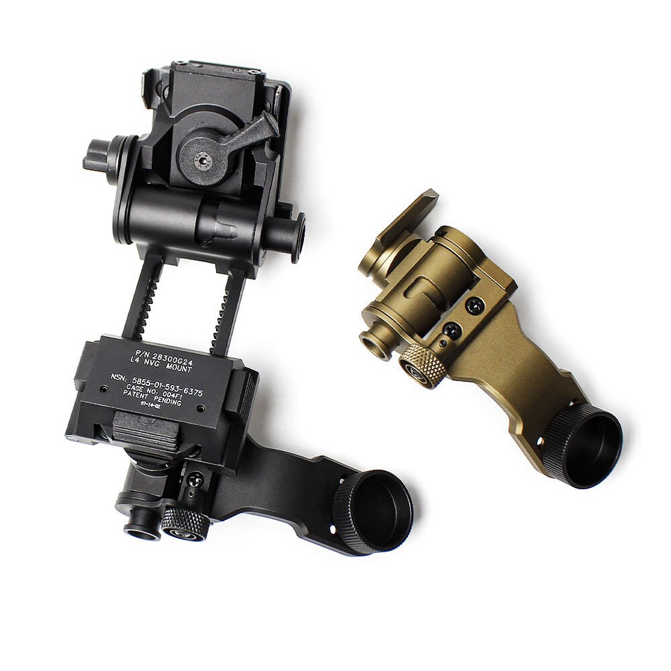 L4G24 + PVS-14 J Arm Bracket Night Vision Goggle Dovetail NVG Helmet ...