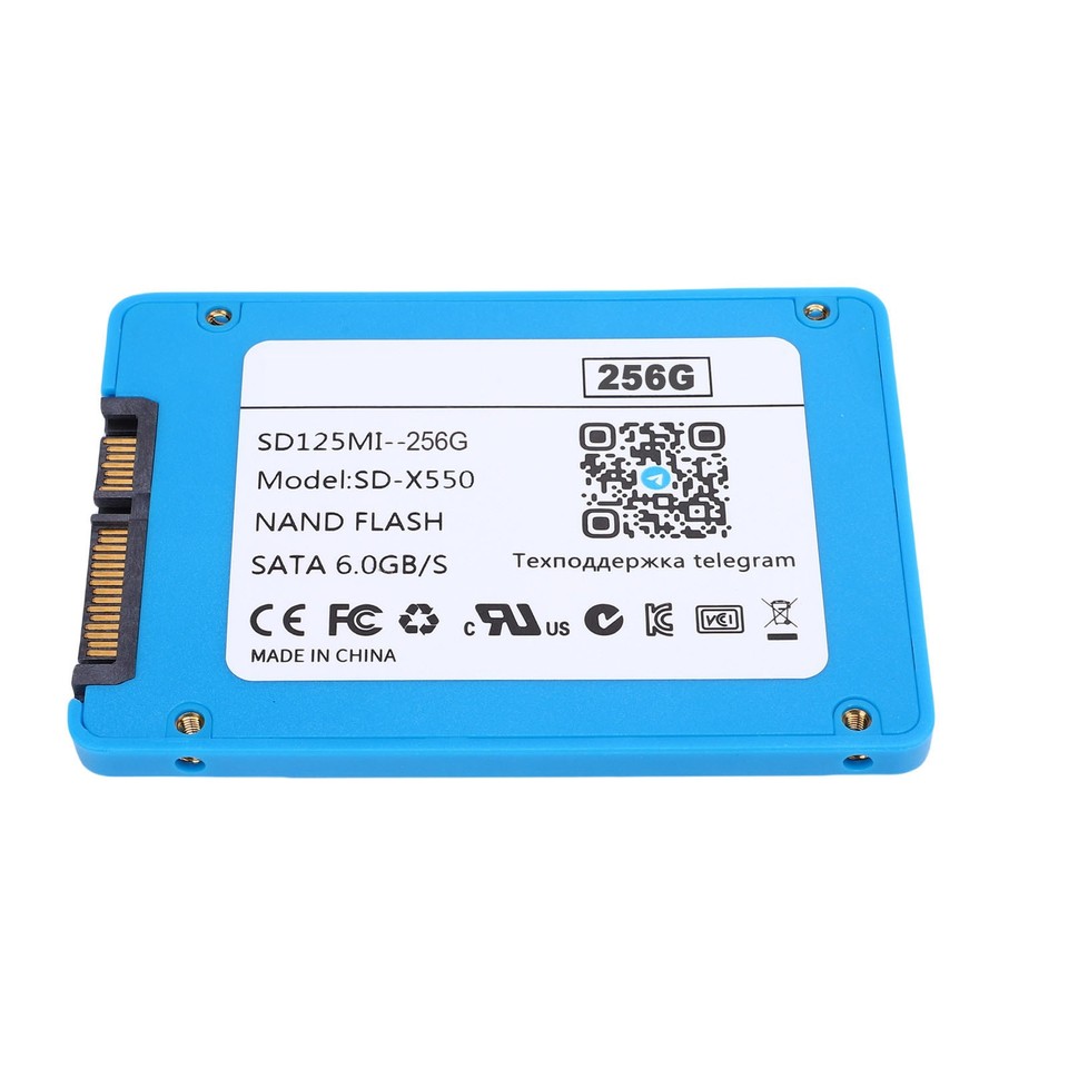 2.5 Iii Ssd 550Mb/S Internal Hard Drive For Pc/Laptop 256Gb Blue 4B4V ...