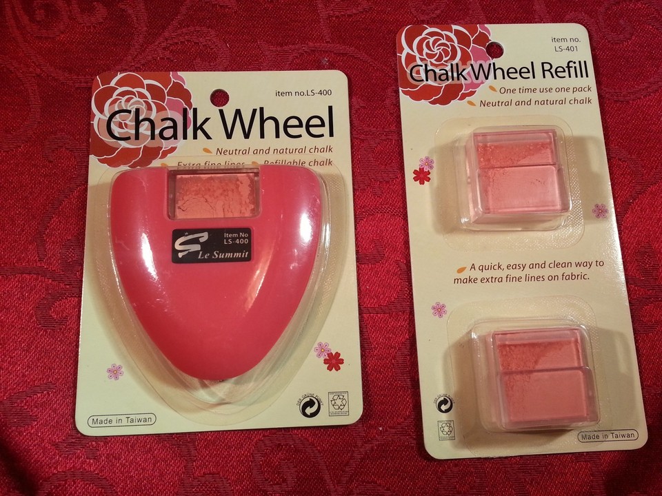 Chalk Wheel Tailors Fabric Marking Sewing Notions Seamstress W,Y,B,P | eBay