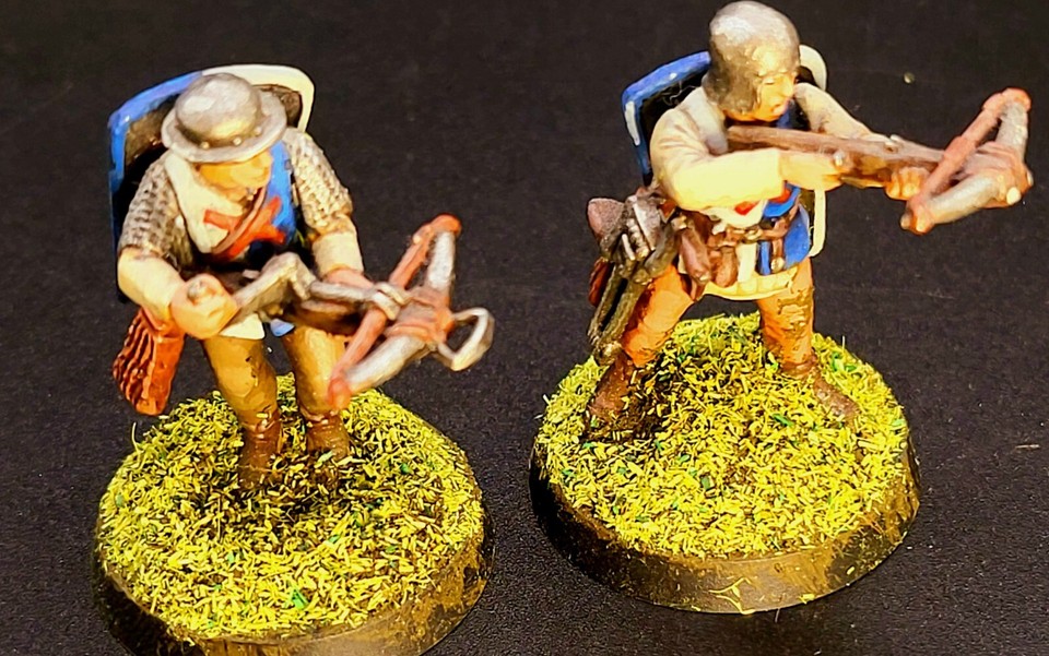 Painted French Burgundy Crossbows set for SAGA and other Wargames | eBay