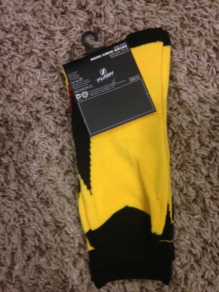 DC Comics Reverse Flash Socks New Loot Crate Exclusive Size 10-13 | eBay