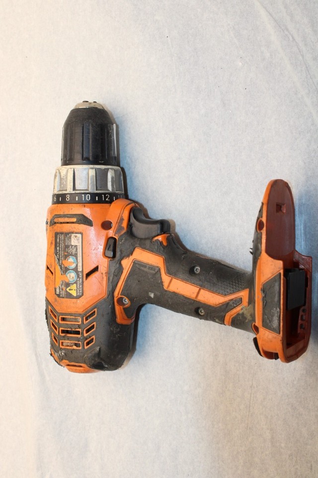 RIDGID-R86008 1/2” 18 Volt Cordless Drill Only - Bare Tool - TESTED | eBay