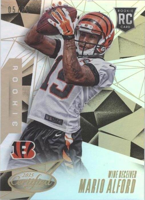 2015 Panini Certified - Rookies Mario Alford #169 Mirror Gold /25 (RC ...