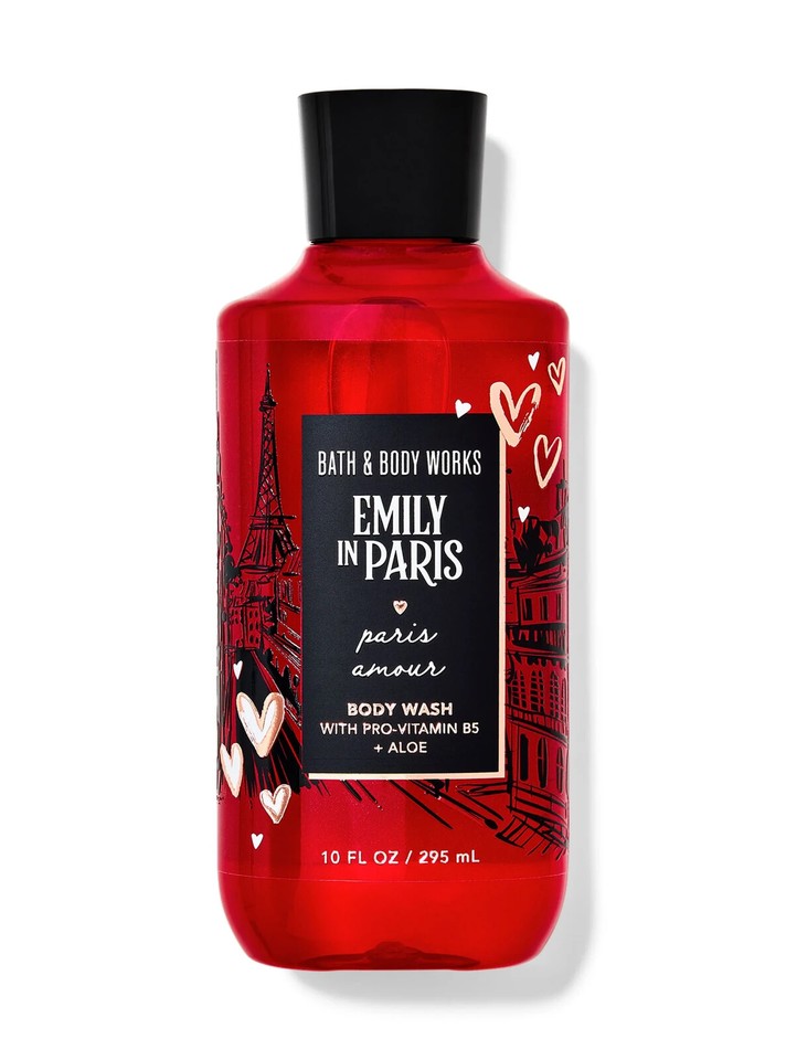 ALL NEW Paris Amour EMILY IN PARIS Body Wash Gel 10 oz Bath & Body ...