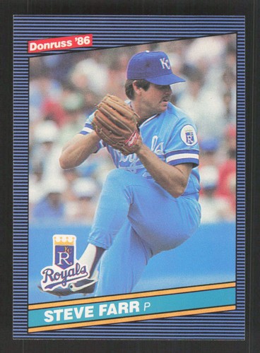 1986 Donruss #588 Steve Farr Kansas City Royals | eBay