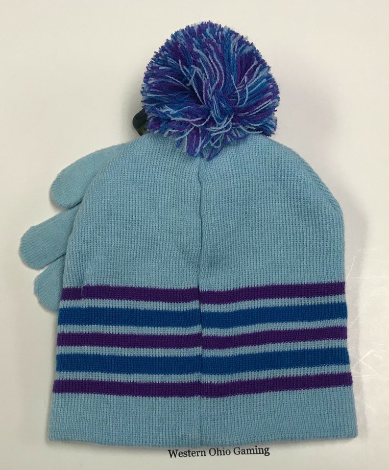 Girl's Frozen Elsa Snow Queen Beanie Cap Glove Combo NEW Cold Weather ...