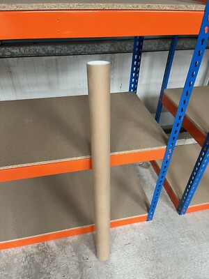 70 STELL carboard buff covered spiral tubes 1065 length 77cm internal ...