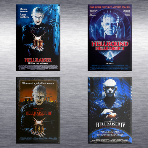 Hellraiser 1,2,3,4 Movie Poster High Quality Magnet or Set | eBay