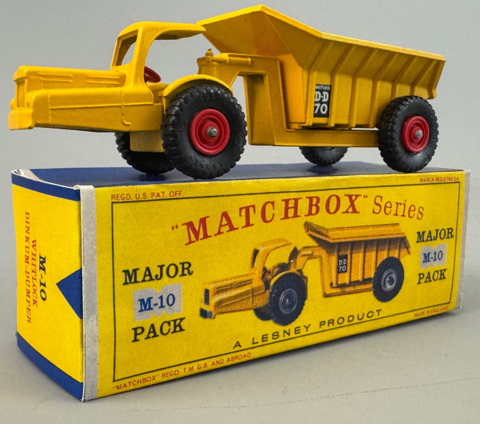 Matchbox Lesney Major Pack M-10 Whitlock Dinkum Dumper w/Repro Box | eBay