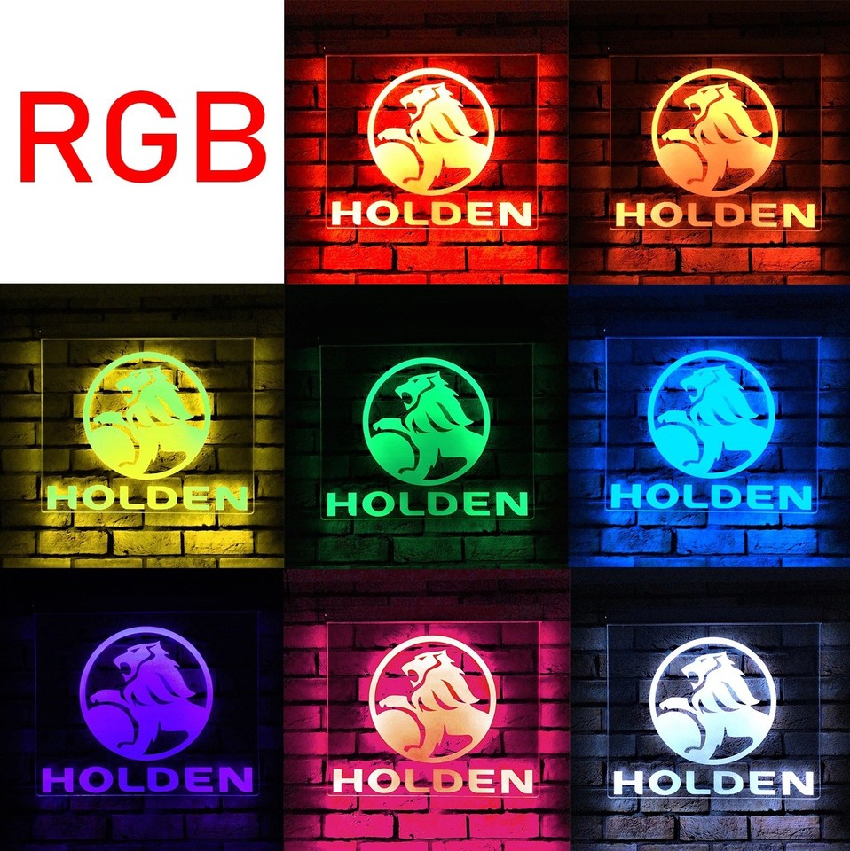Holden Logo LED Neon Light Sign Home Colorado Commodore Display Wall ...