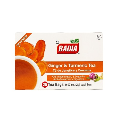 Badia Ginger & Turmeric Tea 33844002053| eBay