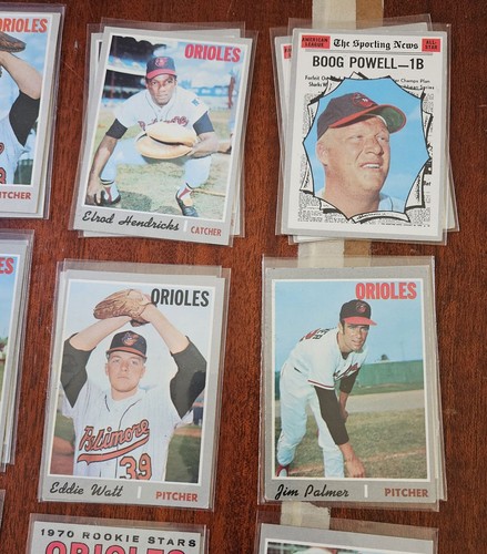 1970 Topps Baseball Lot of at least 75 Orioles cards "jazzeeman51" | eBay