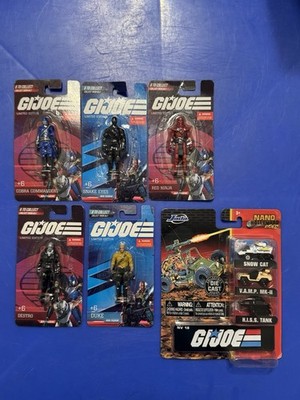2021 Prexio 5 GI Joe Mini figure Duke Snake Eyes Jada Nano Die Cast ...